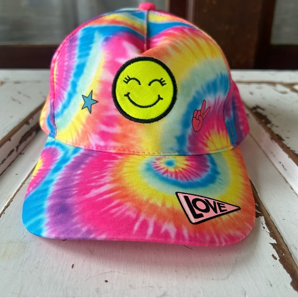 Justice | Accessories | Tie Dye Baseball Cap Neon Vsco Justice Girls ...